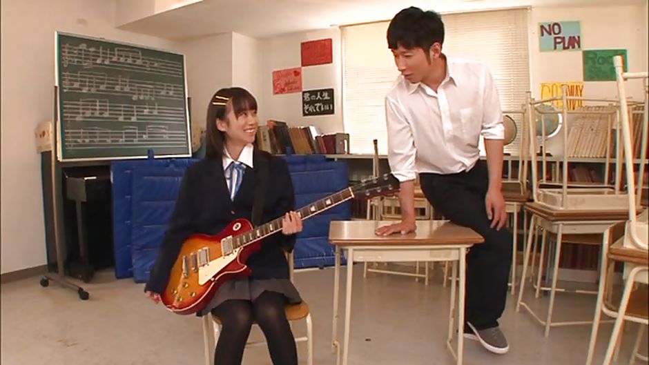 Asuka Hoshino In Guitar And Fucking Lessons Hd From All Japanese Pass J School Girls